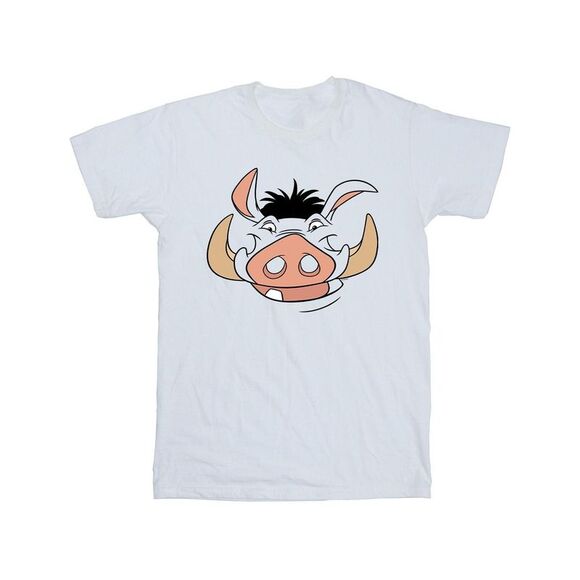 Disney | Shirts & Tops | Disney Boys Lion King Pumba Face Tshirt White ...